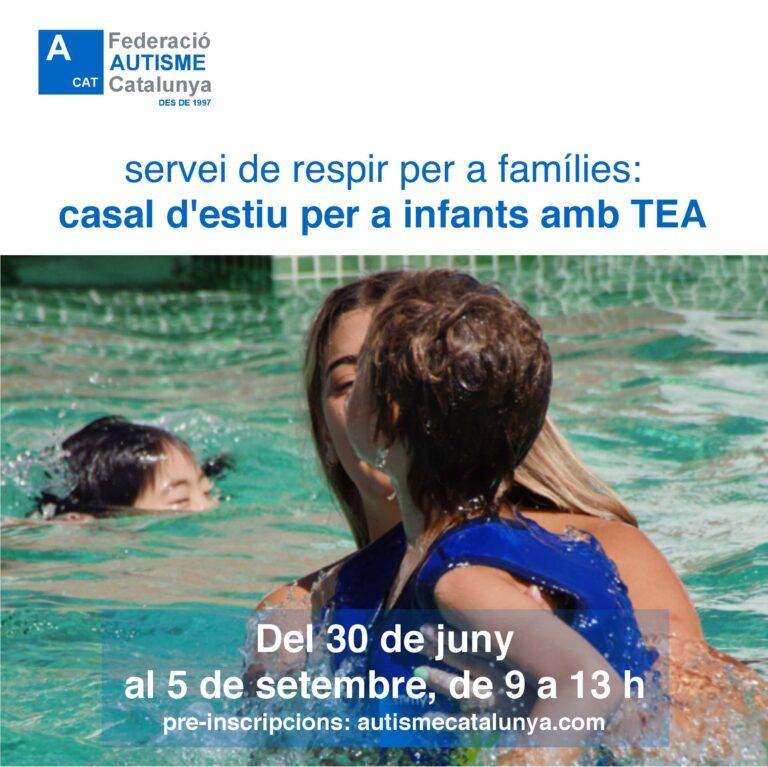 Casal per a infants amb TEA i respir familiar - 2025 - Federació Autisme Catalunya
